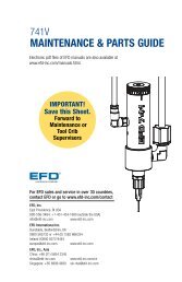 781S-SS Spray Valve Maintenance & Parts Guide - Nordson EFD