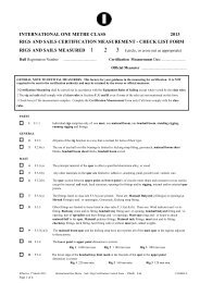 IOM Class Rules Summary
