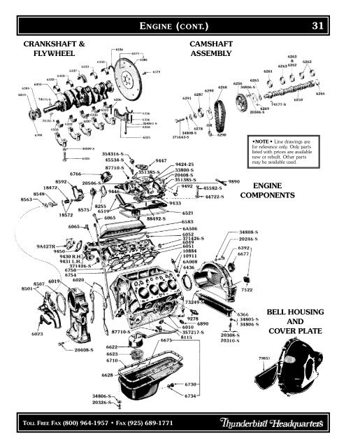 CRANKSHAFT & FLYWHEEL TOL