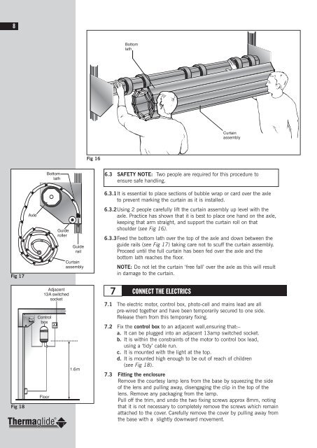 8 Fig 17 Fig 18 Axle Cont