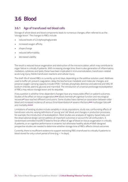 3.6 Blood 3.6.1 Age of tr