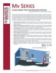Sv Series System - Janus Fire Systems