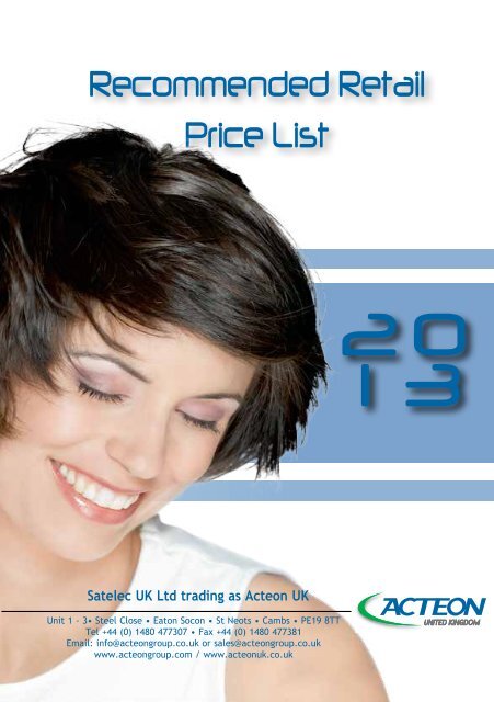 Recommended Retail Price List PROFI Dental Equipment