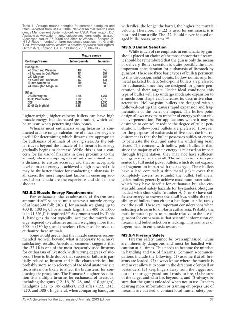 method of euthanasia. How