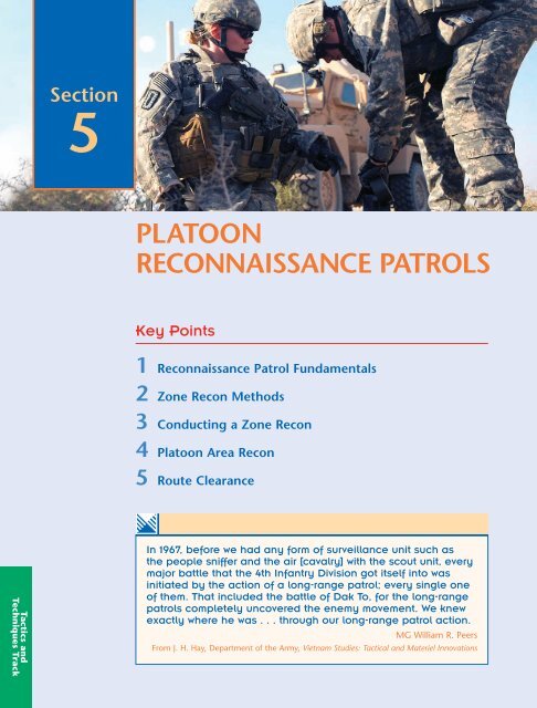 PLATOON RECONNAISSANCE PATROLS - UNC Charlotte Army ...
