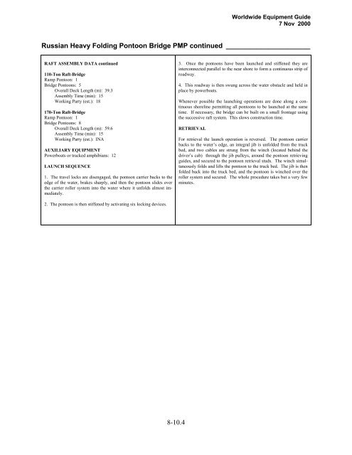 Worldwide Equipment Guide