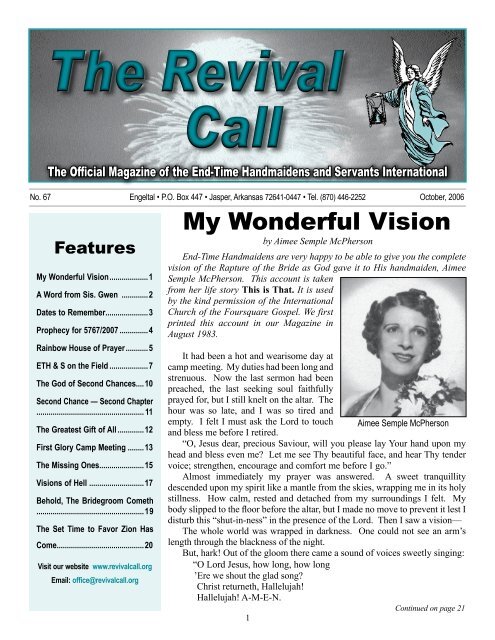 pages 1-12 - End-Time Handmaidens and Servants