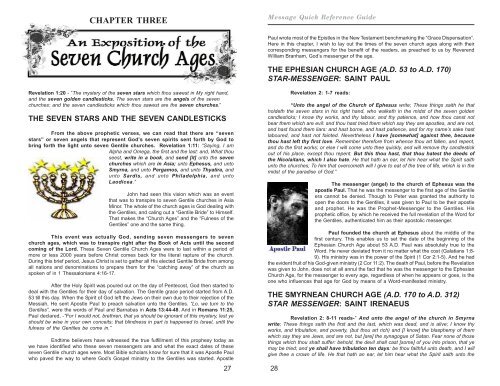 part 3 – an exposition of the seven church - End Time Message