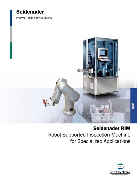 Seidenader RIM Robot Supported Inspection Machine for ...