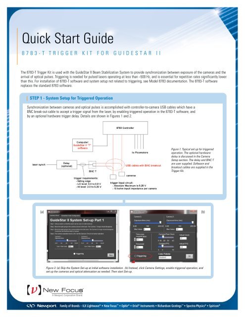 Quick Start Guide - Newport Corporation