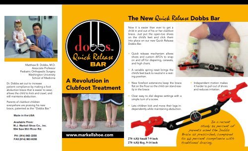 Quick-Release Dobbs Bar Brochure - Markell Shoe Co.
