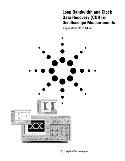 Loop Bandwidth and Clock Data Recovery (CDR) - Agilent ...