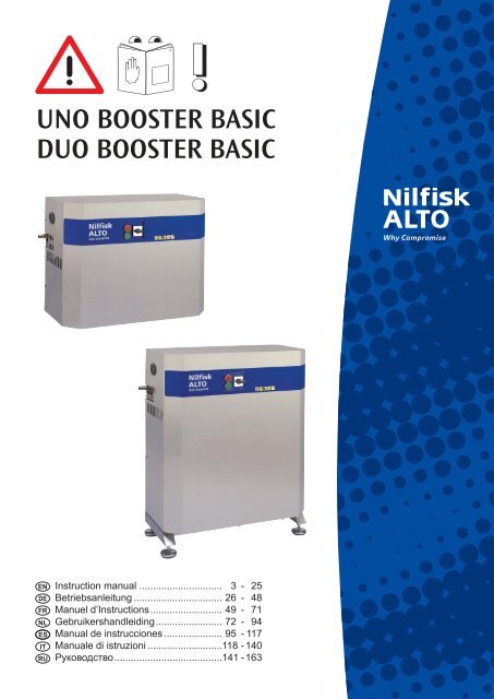 UNO BOOSTER BASIC DUO BOOSTER BASIC - Nilfisk PARTS ...