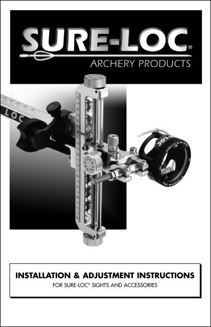 Sight Installation & Adjustments Manual - Sure-Loc