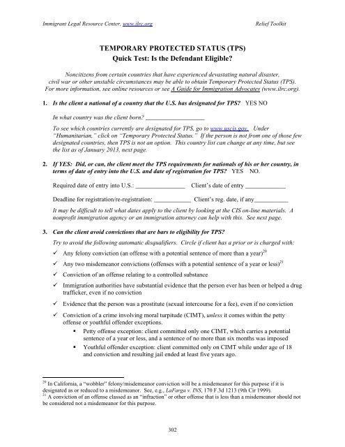 Immigrant Legal Resource