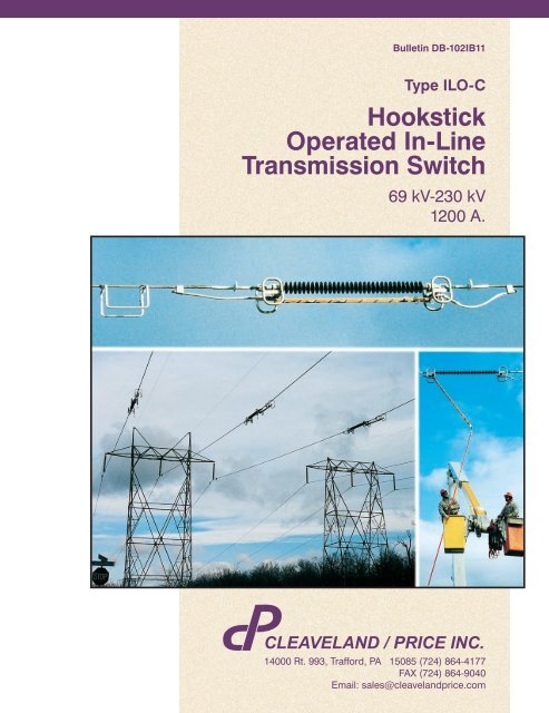 Hookstick Operated In-Line Transmission Switch - Cleaveland ...