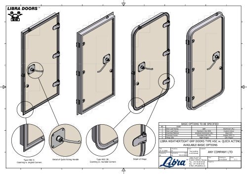 HSC Quick Acting - Available Basic Options.dwg - Libra-Plast AS