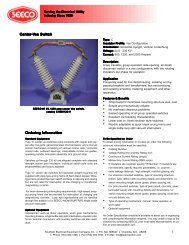 Side-Break Switch Ordering Information - Seeco
