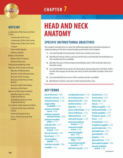 HEAD AND NECK ANATOMY - Delmar Learning - OPG Tools