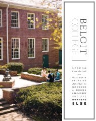 PDF of campus map - Beloit College