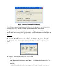 NAVIPAC SENSOR INTERFACING - EIVA