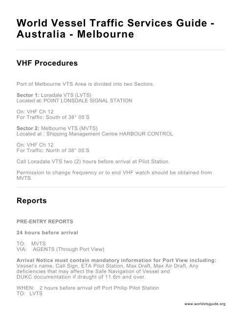 Download All Content - World VTS Guide