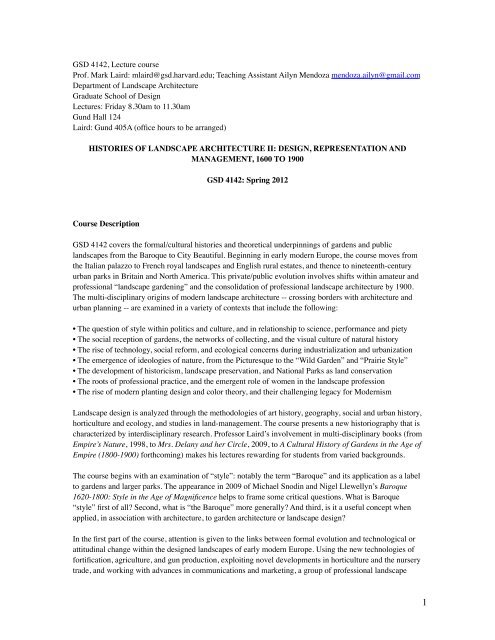 GSD 4142_Syllabus - iSites - Harvard University