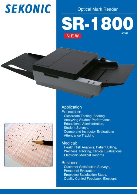 Optical Mark Reader Images