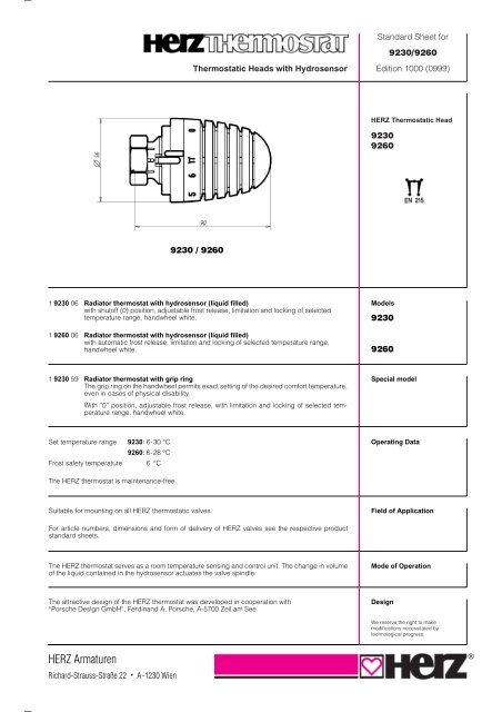 Data Sheet - Herz Valves UK