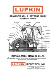 Mark II Pumping Units Installation Manual - Lufkin Industries