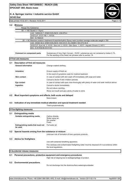 Safety Data Sheet 1907/20