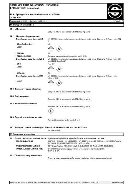 Safety Data Sheet 1907/20