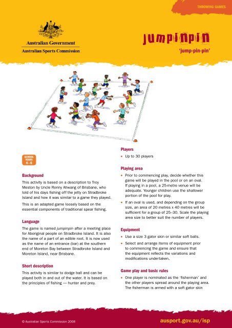 jumpinpin - Australian Sports Commission