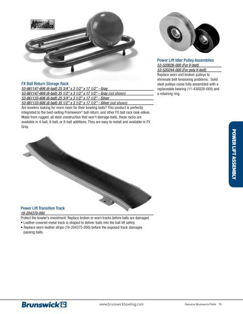 power liFt assemBly Power