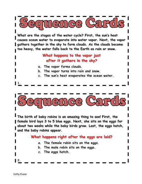 Sequencing task cards Set I.pdf