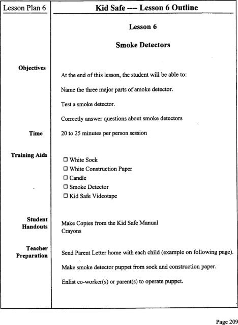 Lesson 6 - Fire Museum of Memphis