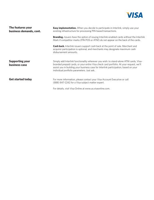 Benefits you can build on