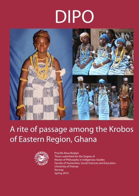 DIPO: RITE OF PASSAGE AMONG THE KROBOS OF ... - Munin