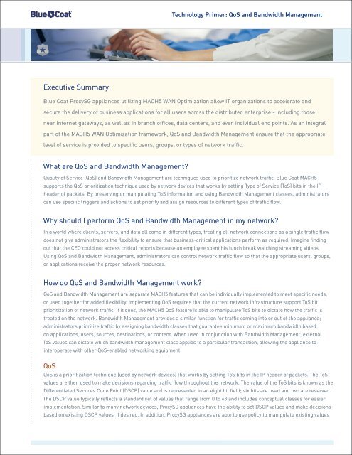 What are QoS and Bandwidth Management? Why should I perform ...