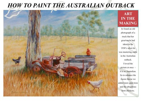 HOW TO PAINT THE AUSTRALIAN OUTBACK - How To Oil Paint