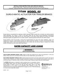 titan dico model 10 manual - Champion Trailer Parts Supply