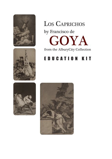 Los Caprichos by Franscisco de Goya - Albury City Council