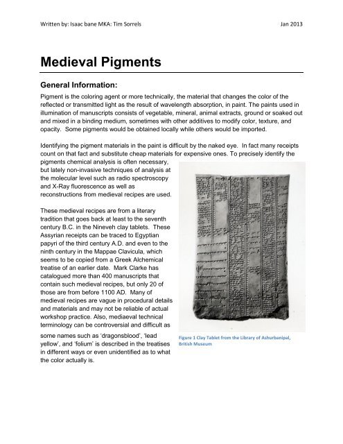 Medieval Pigments.docx