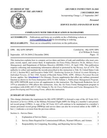 45 free Magazines from E.PUBLISHING.AF.MIL