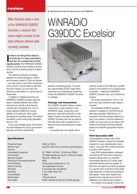 WiNRADiO Excelsior Review - SSB-Electronic