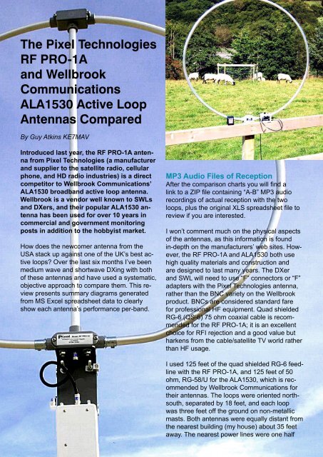 RF PRO-1A and ALA1530 Review - Wellbrook Communications ...