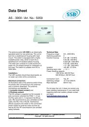 Data Sheet - SSB-Electronic
