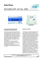 Data Sheet - SSB-Electronic