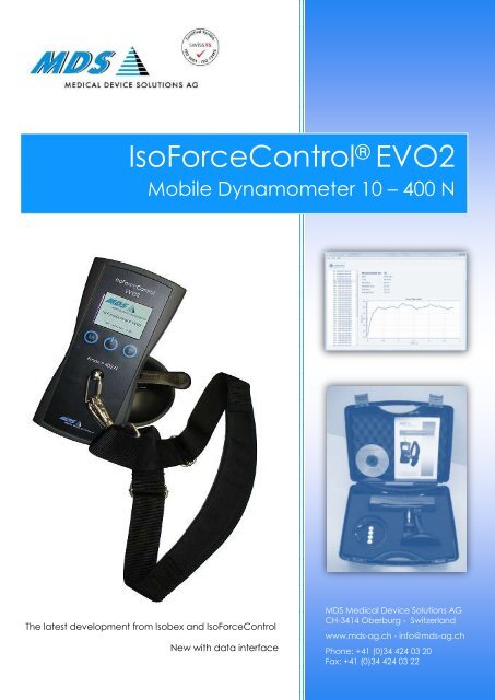 IsoForceControl® EVO2 - mds-ag.ch