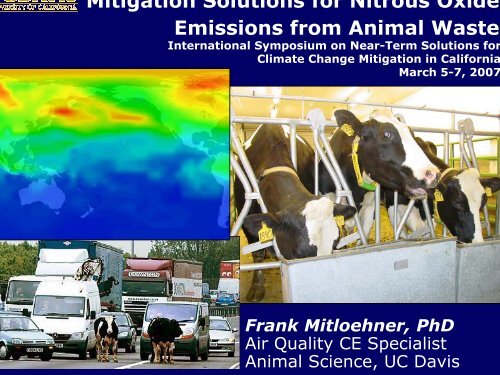 Mitigation Solutions for Nitrous Oxide Emissions from Animal Waste